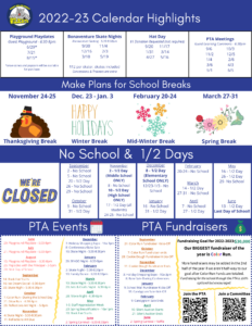 PTA Calendar – Mary Helen Guest PTA